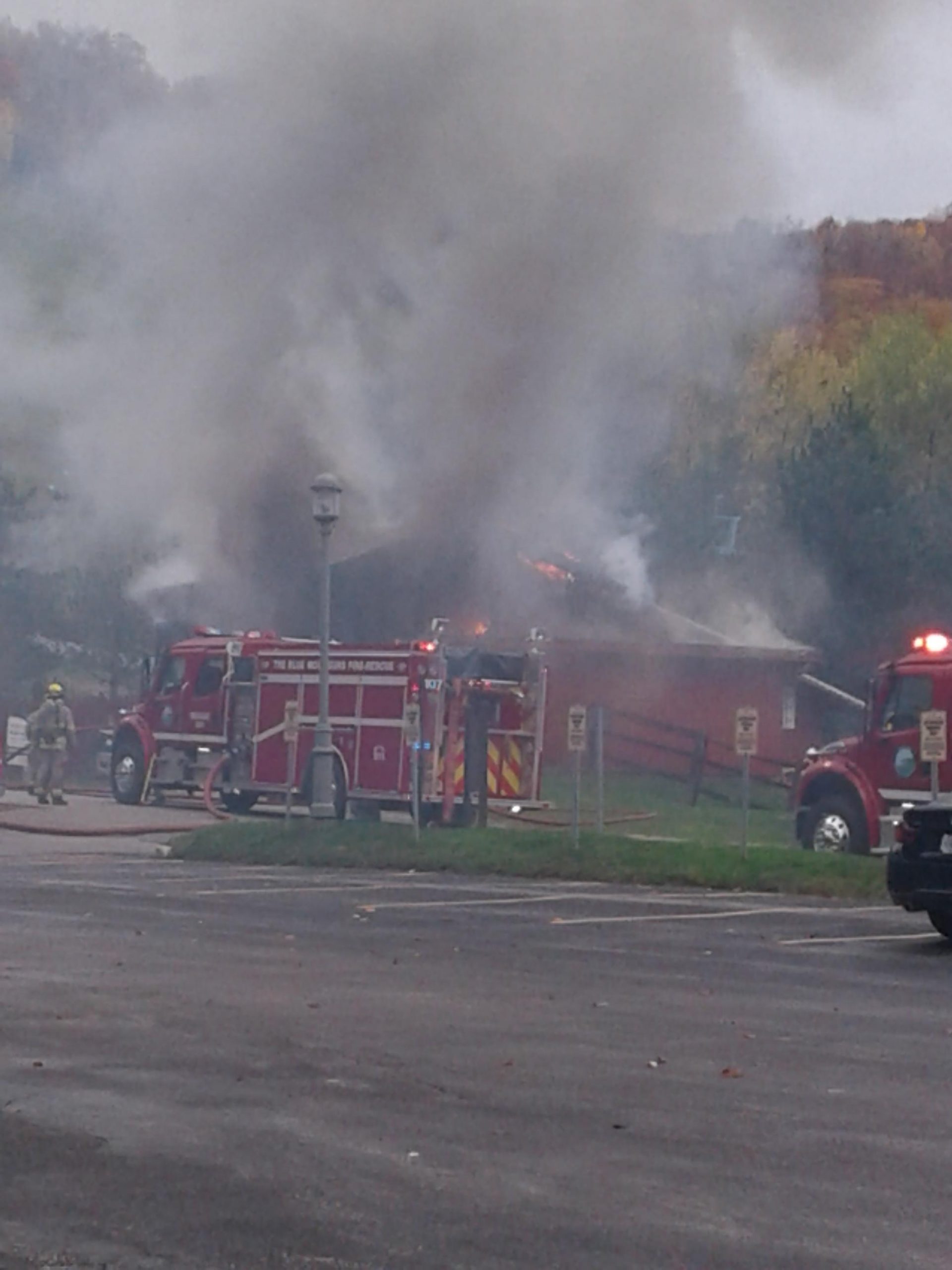 Fire At Chalet Near Blue Mountain Village | 89.3 CFOS FM