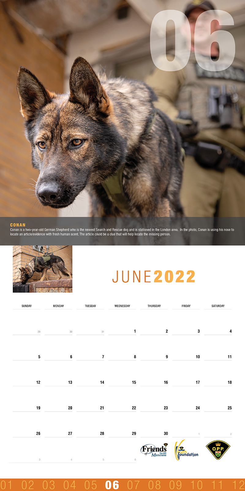 2022 OPP Canine Unit Calendar Now Available | Country 102