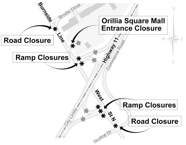 Overnight Ramp and Road Closures Planned For West St. Highway 11 ...